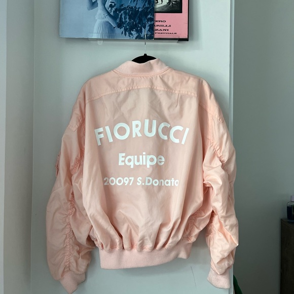 Fiorucci | Jackets & Coats | Fiorucci Bomber Jacket Pale Pink | Poshmark